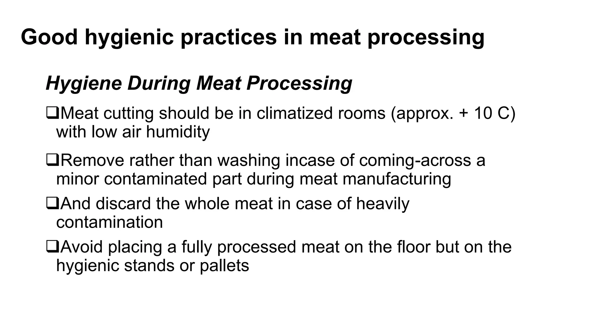 Sanitation and hygiene in meat processing.pptx