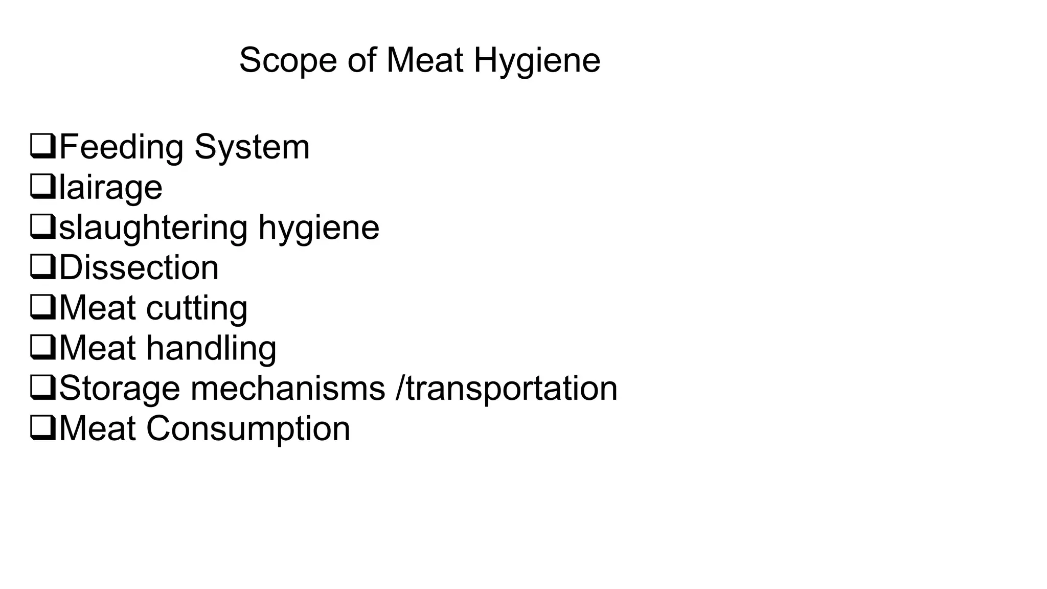 Sanitation and hygiene in meat processing.pptx