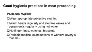 Sanitation and hygiene in meat processing.pptx