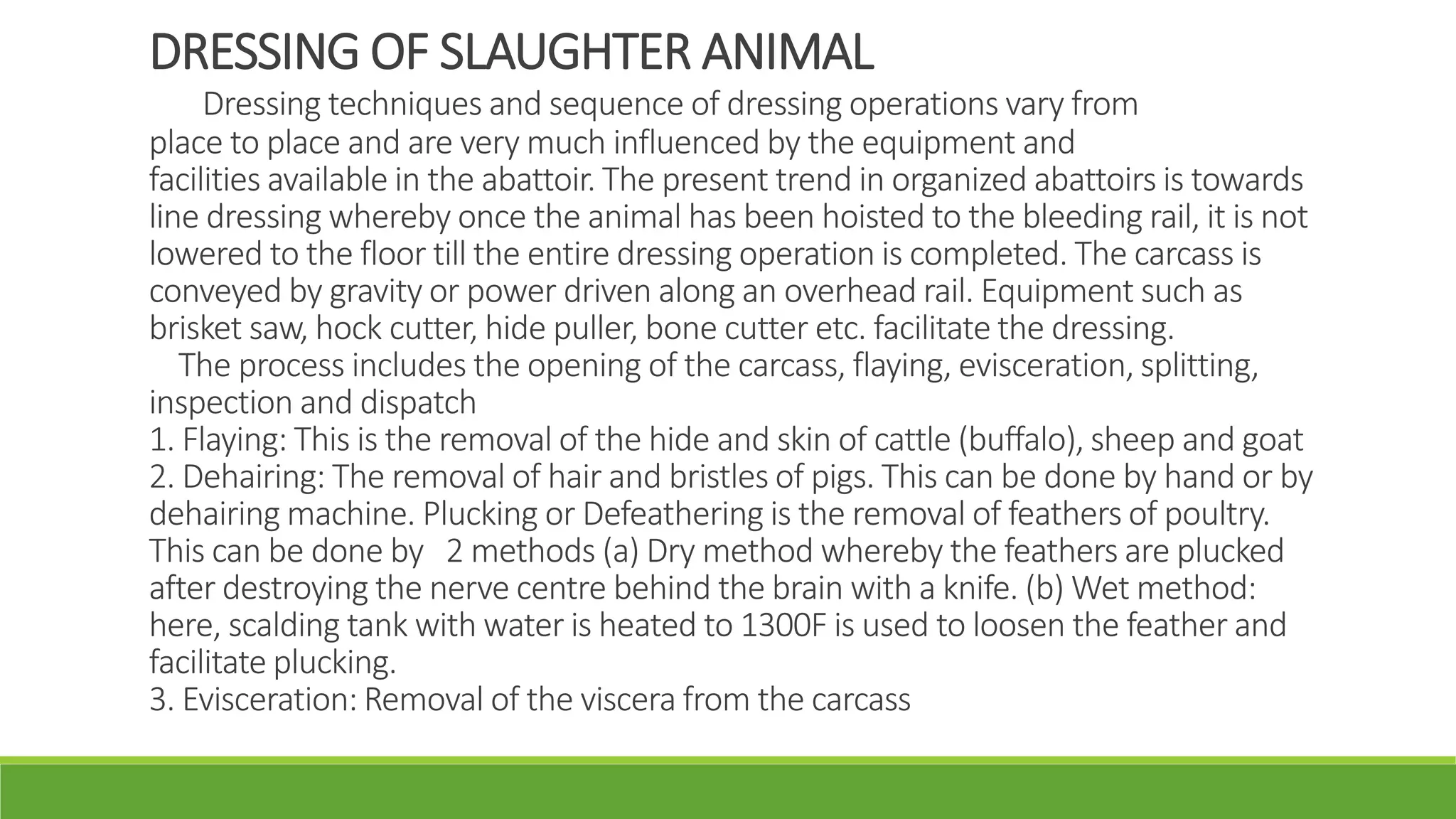 Meat hygiene and inspection | PPT