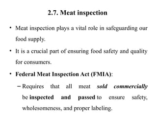 Meat inspection lecture note from Werabe university.pptx by Dr. Redwan ...