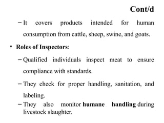 Meat inspection lecture note from Werabe university.pptx by Dr. Redwan ...