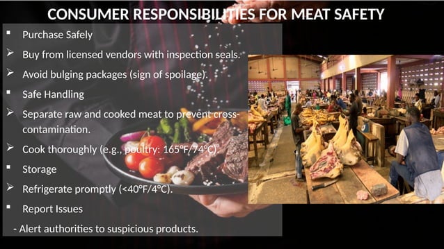 Understanding Meat Inspector's role; Meat safety, quality and security | PPTX