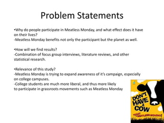 Meatless Monday | PPTX