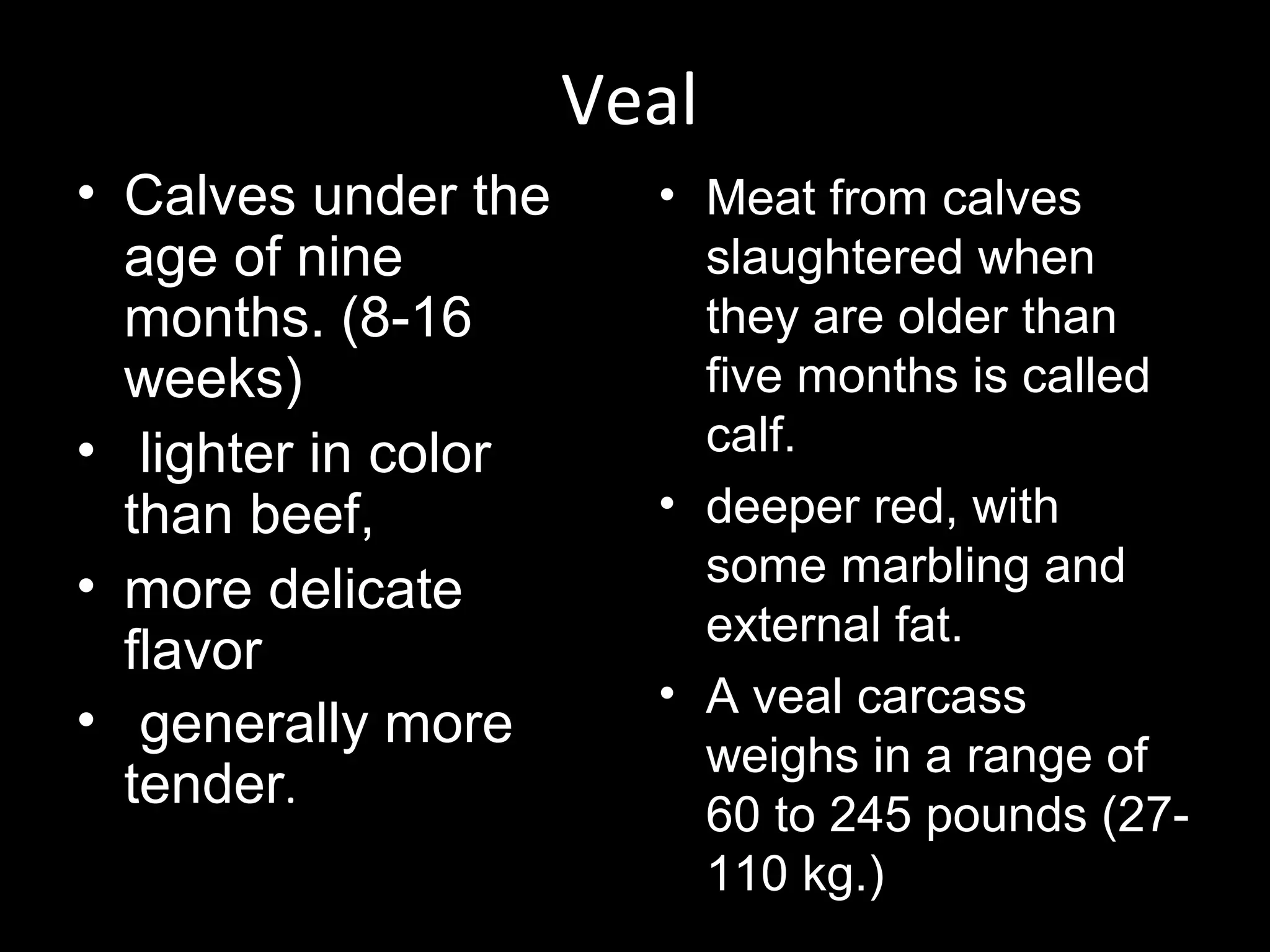 Meat & meat cookery | PPT