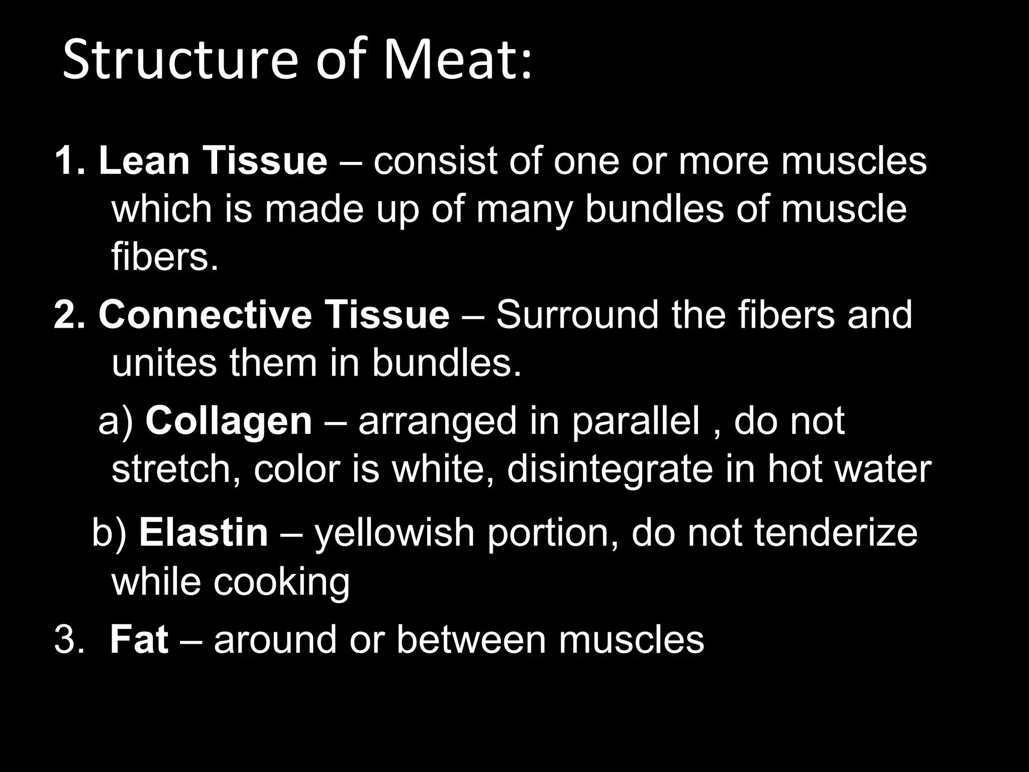 Meat & meat cookery | PPT