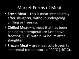 Meat & meat cookery | PPT