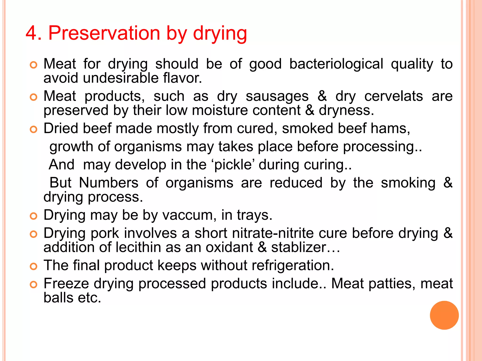 Microbial spoilage of meat & meat products | PPTX