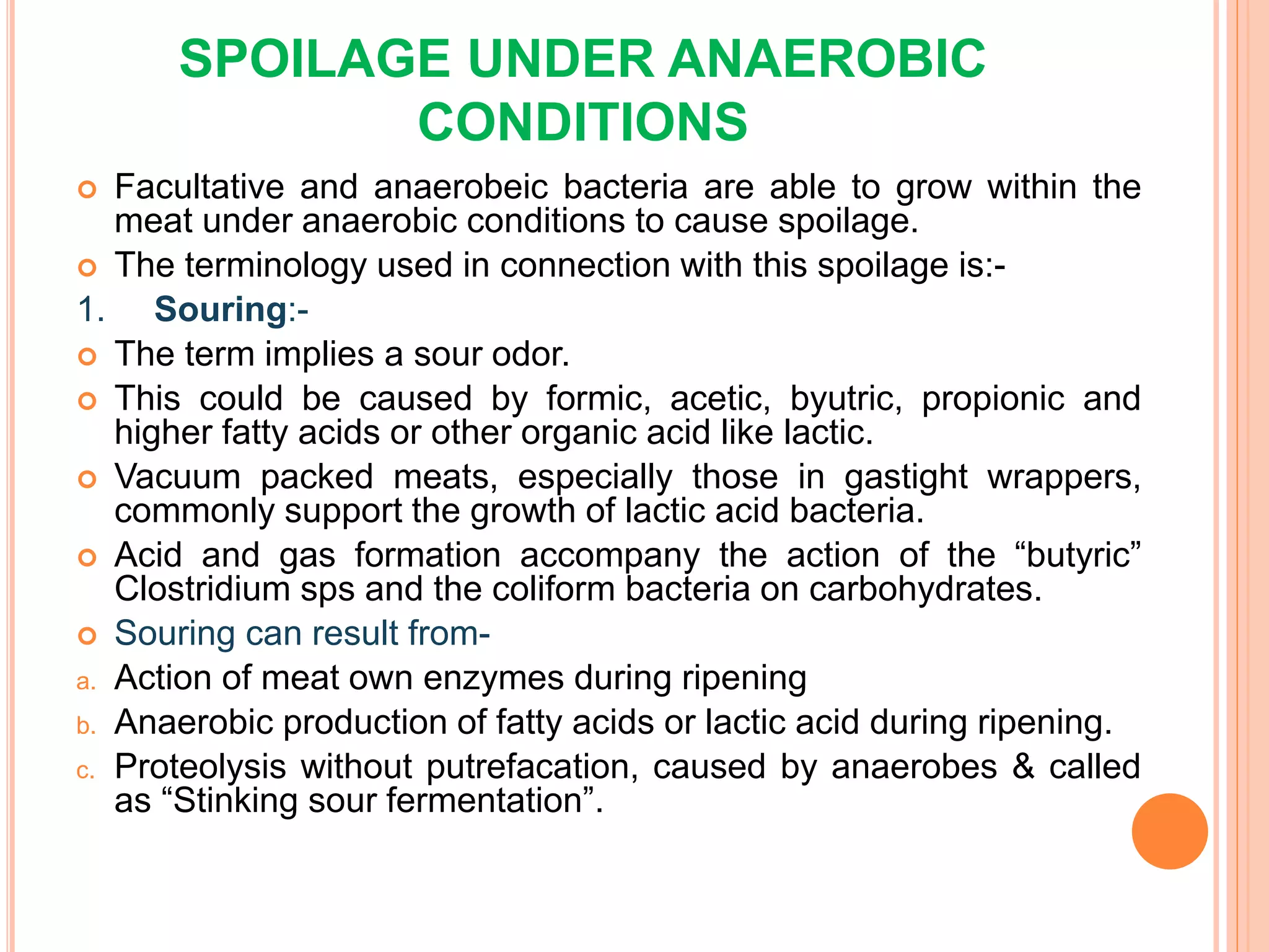 Microbial spoilage of meat & meat products | PPTX