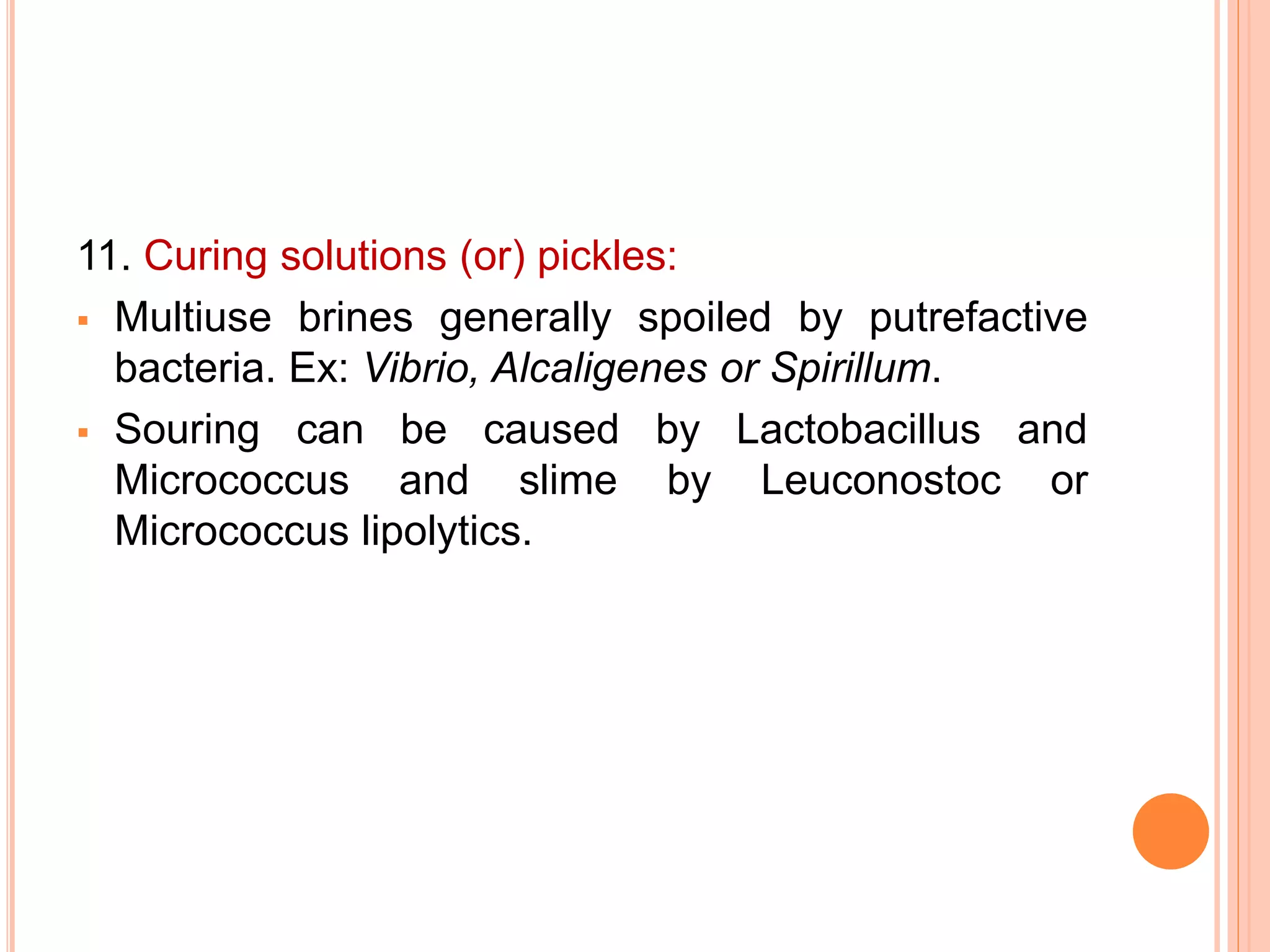 Microbial spoilage of meat & meat products | PPTX