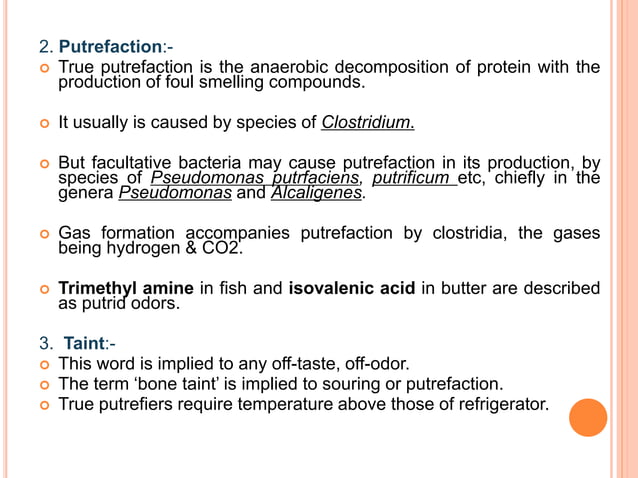 Microbial spoilage of meat & meat products | PPTX