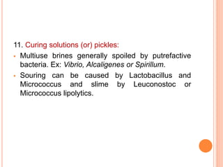 Microbial spoilage of meat & meat products | PPTX