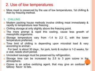 Microbial spoilage of meat & meat products | PPTX