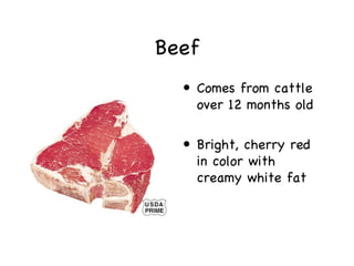Meat & Poultry PowerPoint | PPT