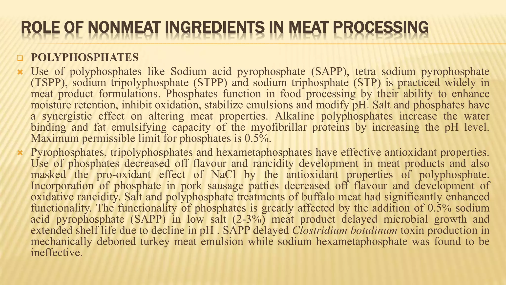 MEAT PROCESSING TECHNOLOGY | PPTX