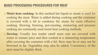 MEAT PROCESSING TECHNOLOGY | PPTX