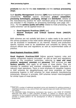 Meat processing hygeine | PDF