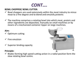 Meat processing principles | PPTX