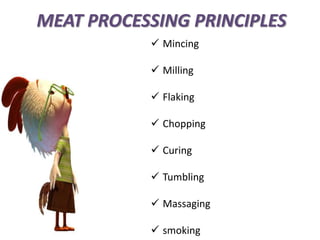 Meat processing principles | PPTX