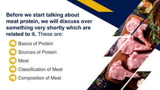 Meat protein | PPTX