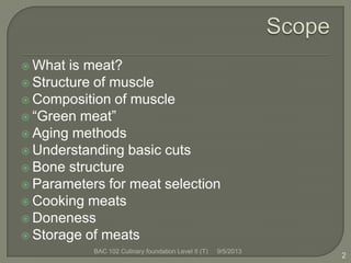 Meats | PPTX | Cooking | Food & Drink