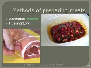 Meats | PPTX | Cooking | Food & Drink