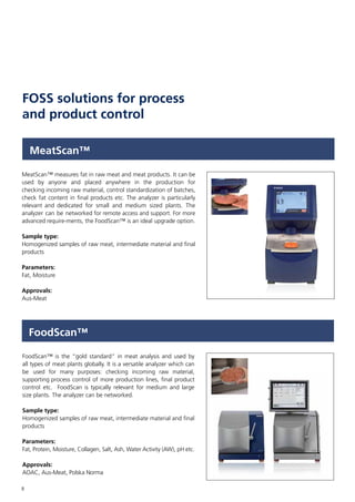 Meat Analysis Solutions | PDF | Food & Drink