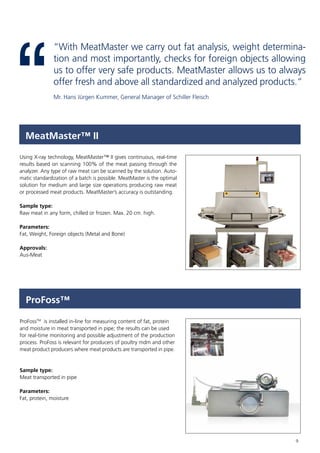 Meat Analysis Solutions | PDF | Food & Drink