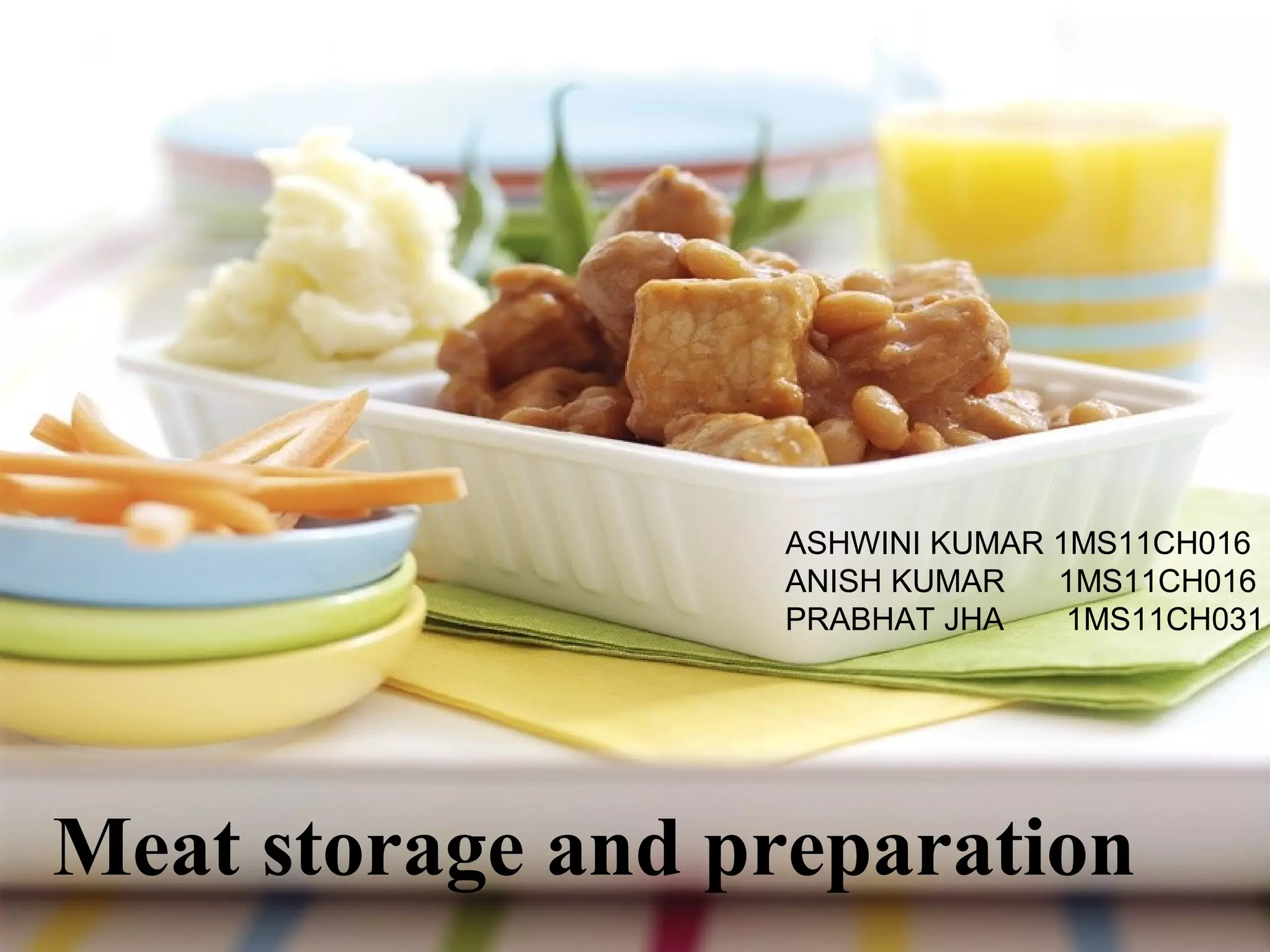 Meat storage and preparation | PPT