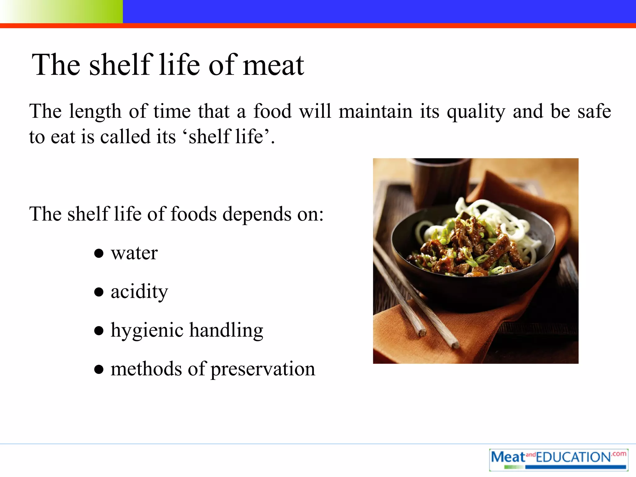 Meat storage and preparation | PPT