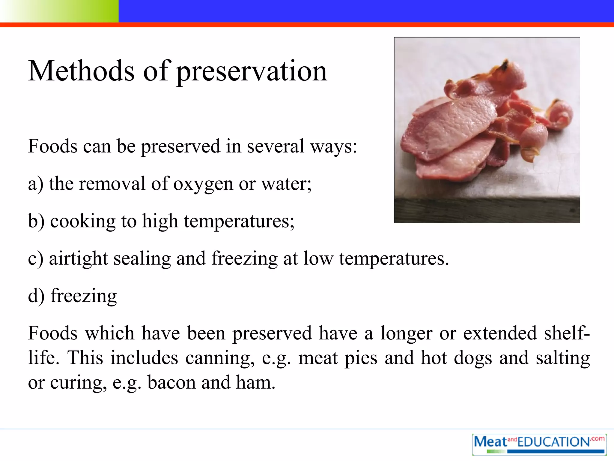 Meat storage and preparation | PPT
