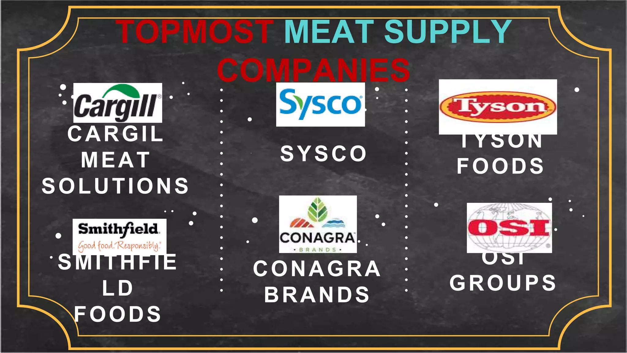 Meat supply chain PPT | PPT