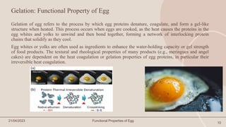 Factors affecting Functional property of Egg | PPTX