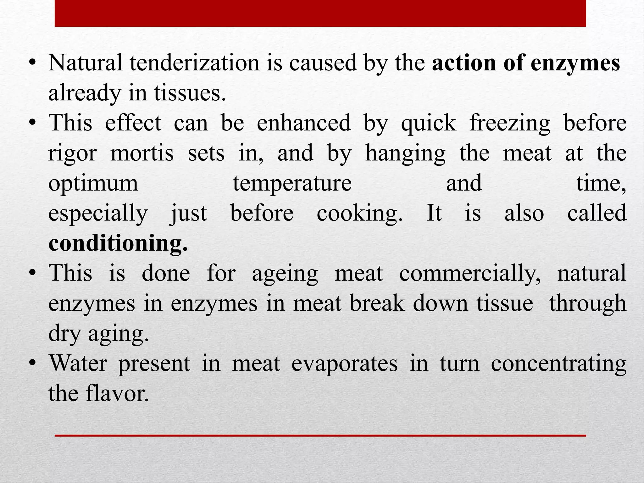 Meat tenderization | PPTX