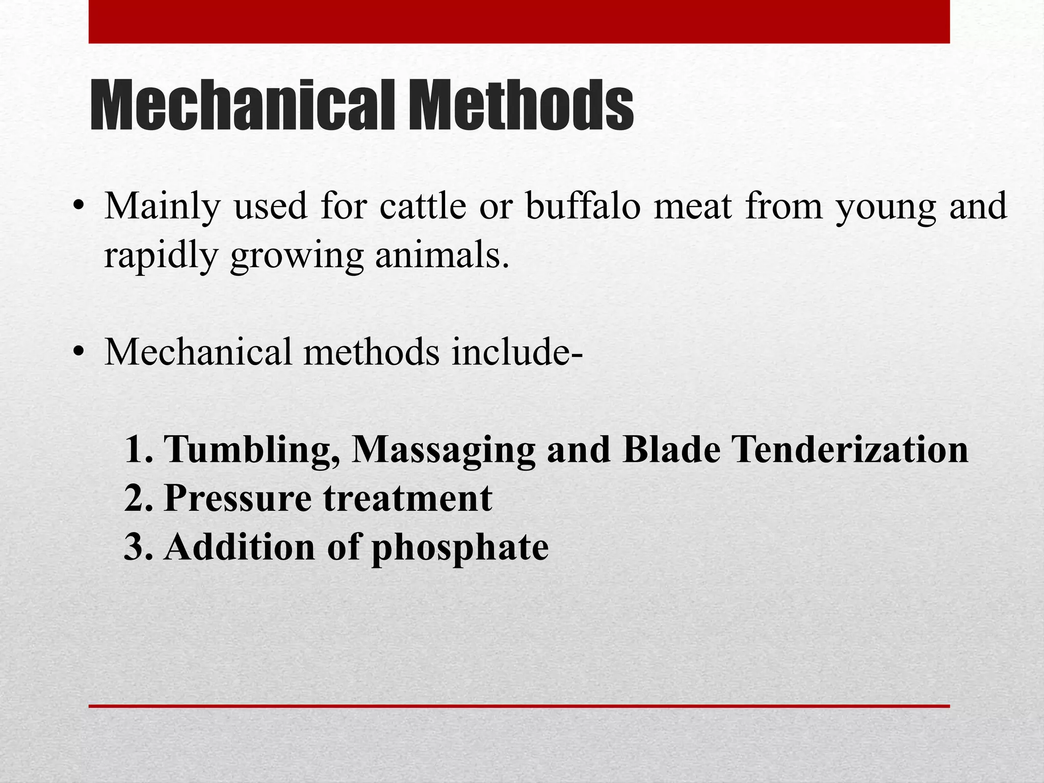 Meat tenderization | PPTX