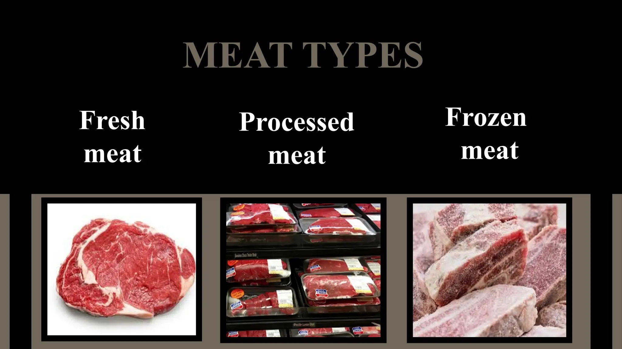 meat transportation, meat type, transport medium, hazards, storage ...