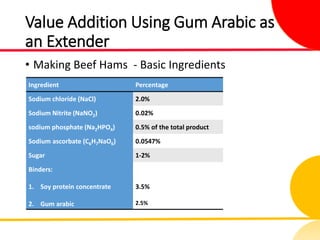Meat value addition | PDF