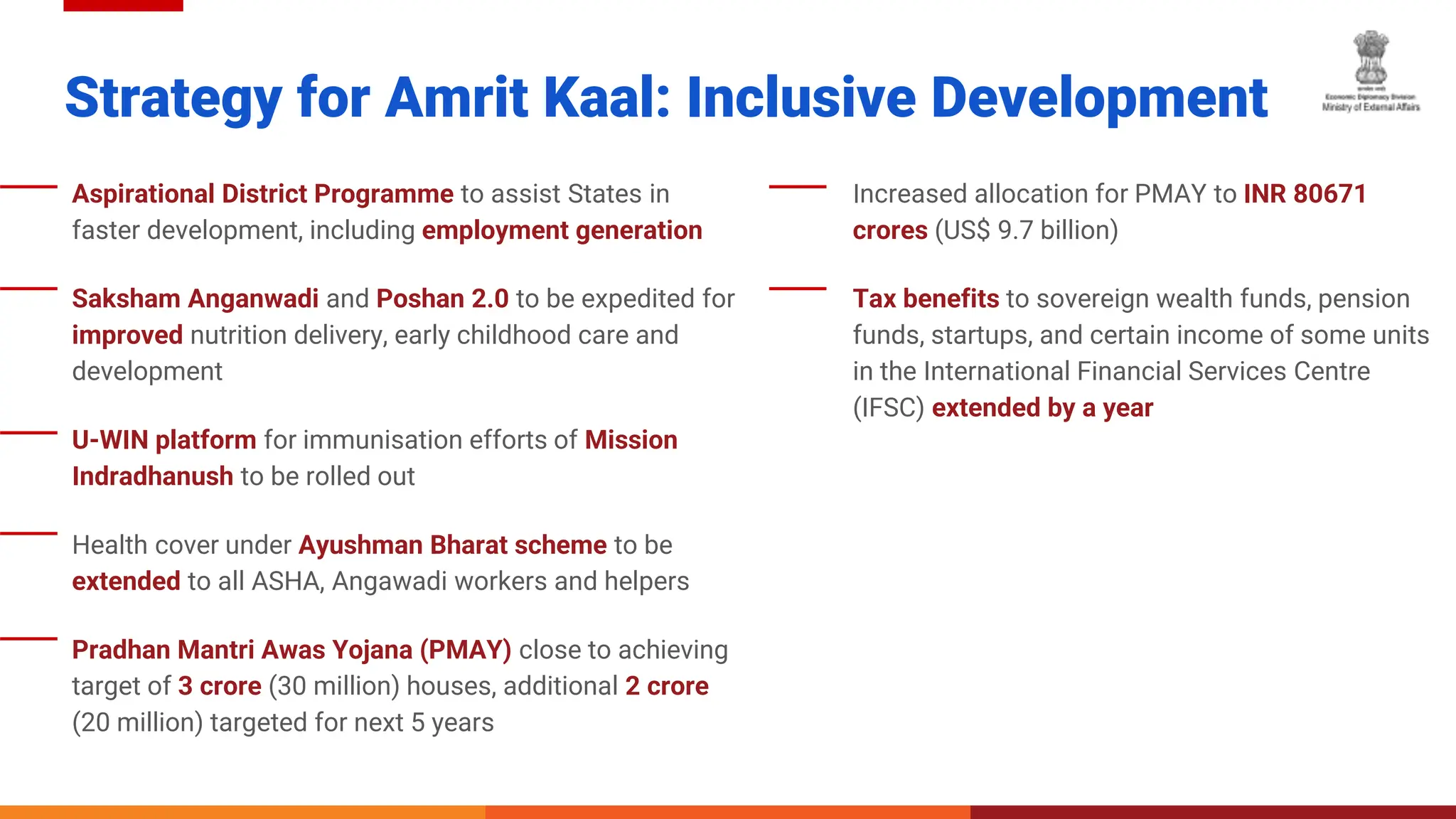 MEA Union Budget 2024-25 Final Presentation | PPTX