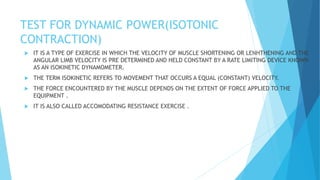 MEAUREMENT OF STATIC AND DYNAMIC POWER TEST.pptx