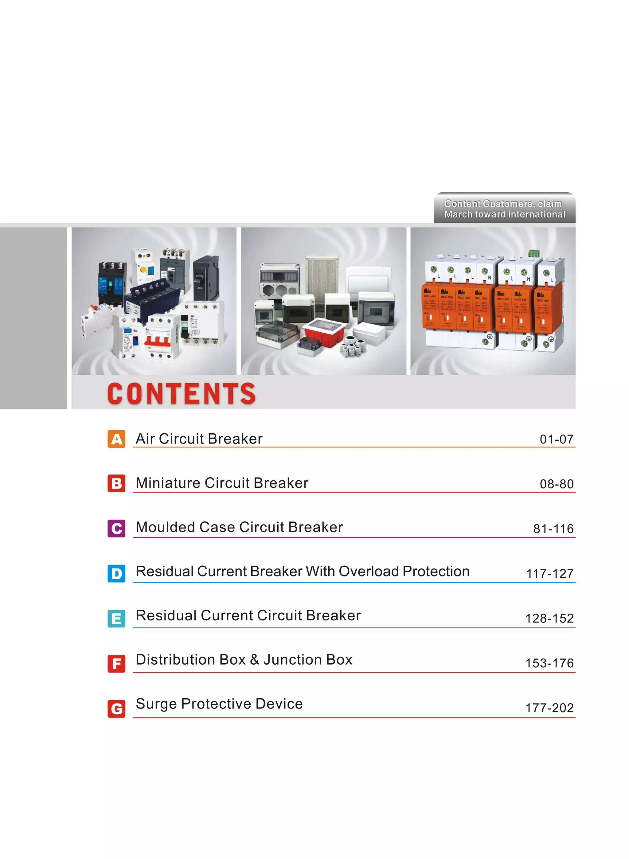 Meba circuit breaker catalogue | PDF