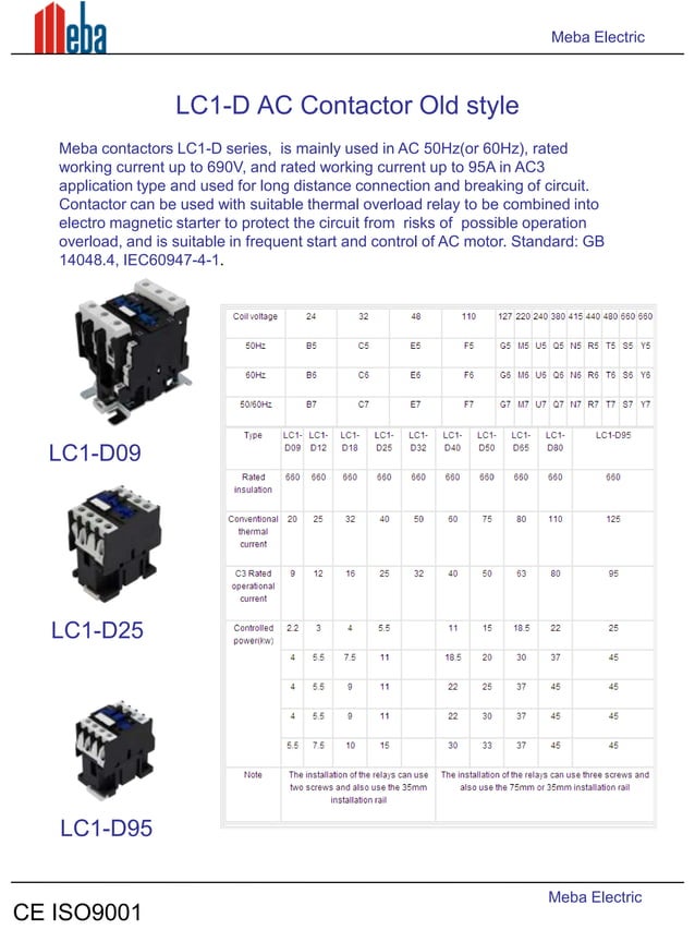 Meba electric ac contactors 3 | PPT | Consumer Electronics | Technology ...