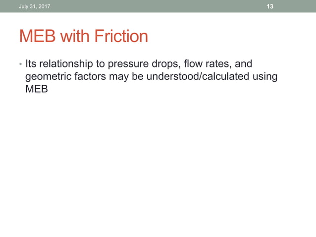 MEB and Wellbore Performance | PPTX | Physics | Science