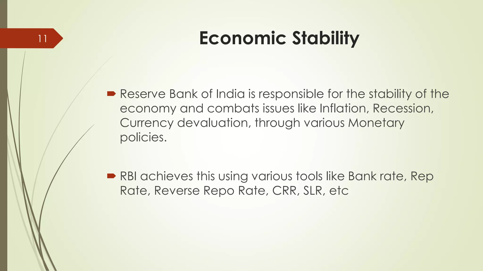Role of Reserve Bank of India in Economic Development | PPTX