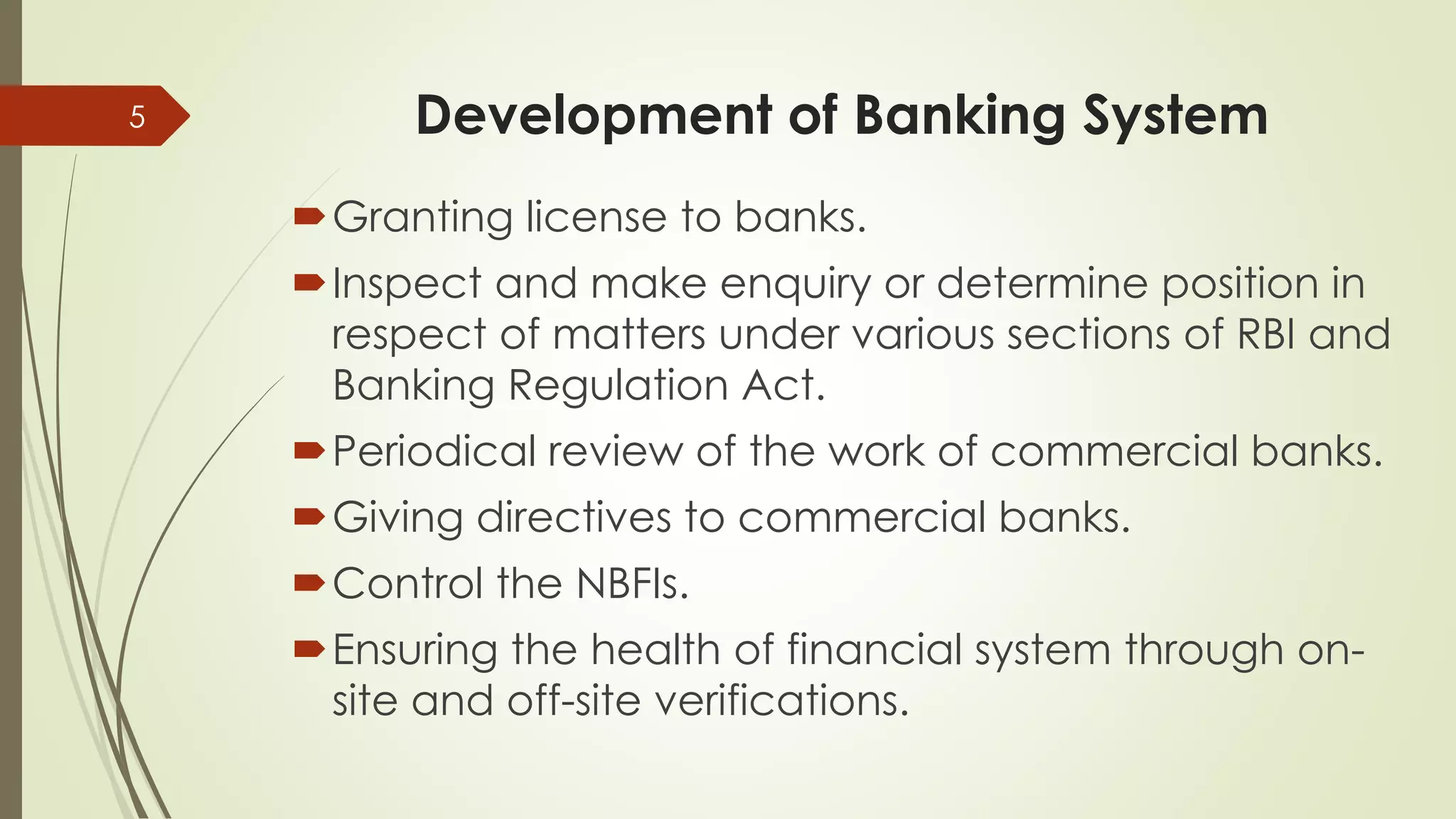 Role of Reserve Bank of India in Economic Development | PPTX