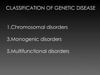 Common Genetic Diseases | PPT