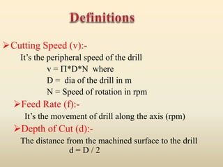 Drilling machine | PPTX