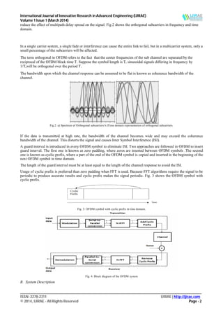 OFDM: Modulation Technique for Wireless Communication | PDF