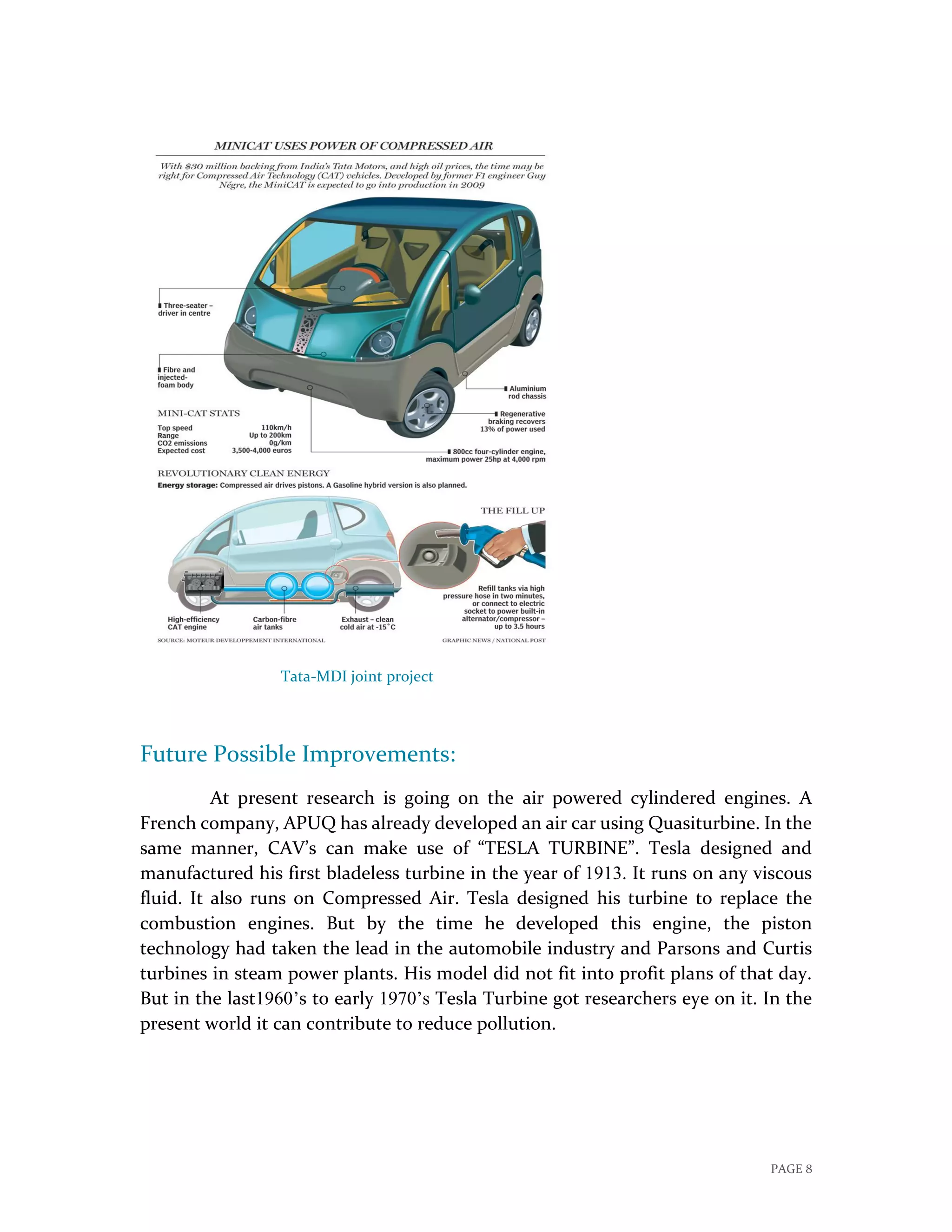 COMPRESSED AIR VEHICLES THE FUTURE HYBRIDS | PDF