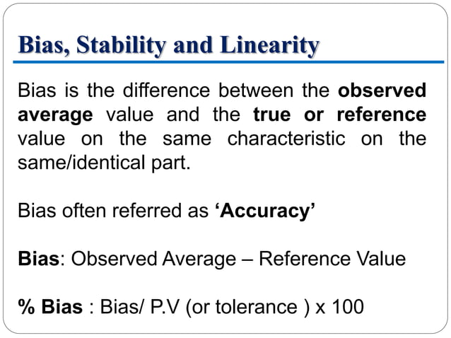MEC395 Measurement System Analysis (MSA) | PPT