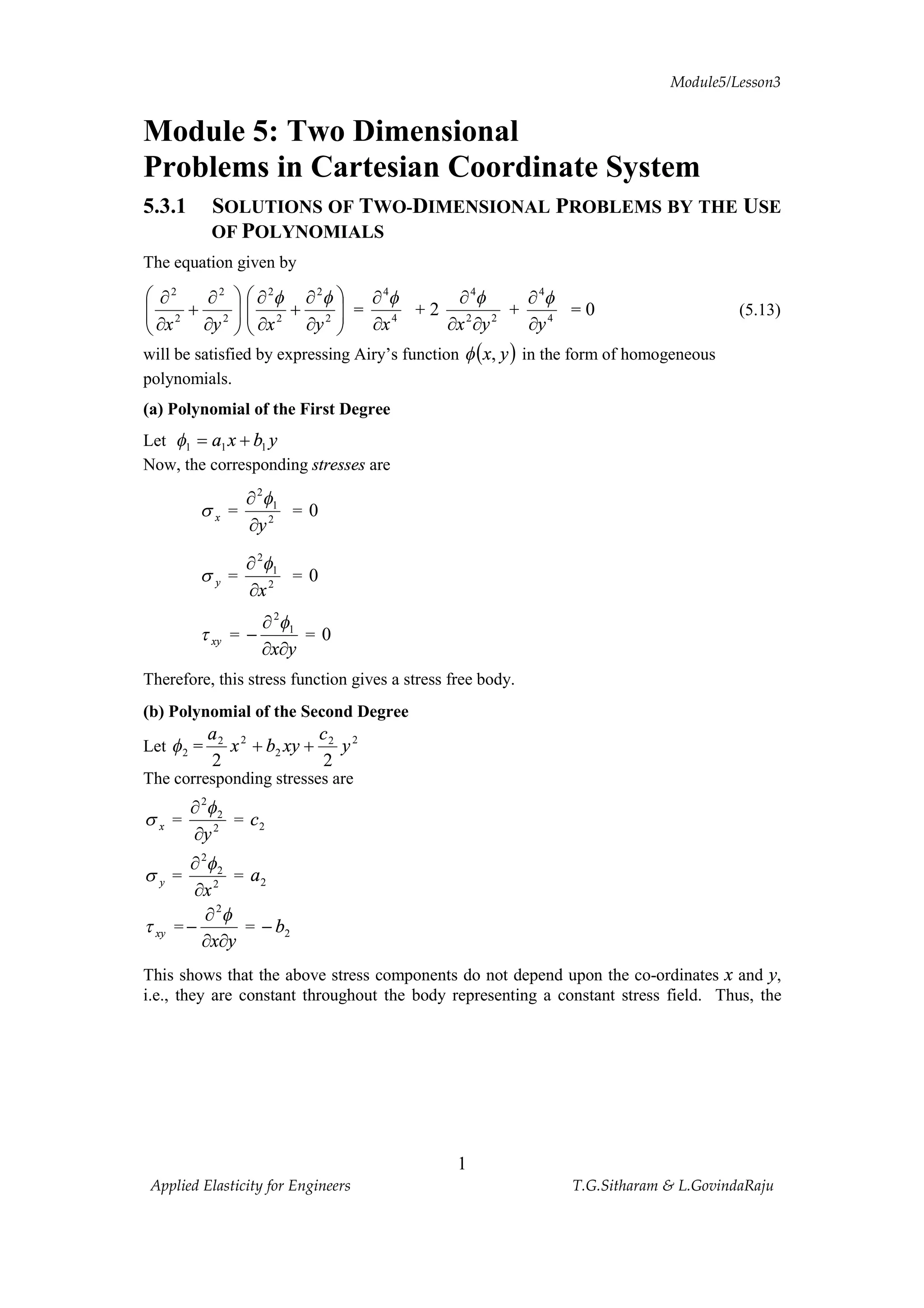 MEC_803_Part_2-Two_Dimensional_Problems_in_Cartesian_Coordinate_System ...